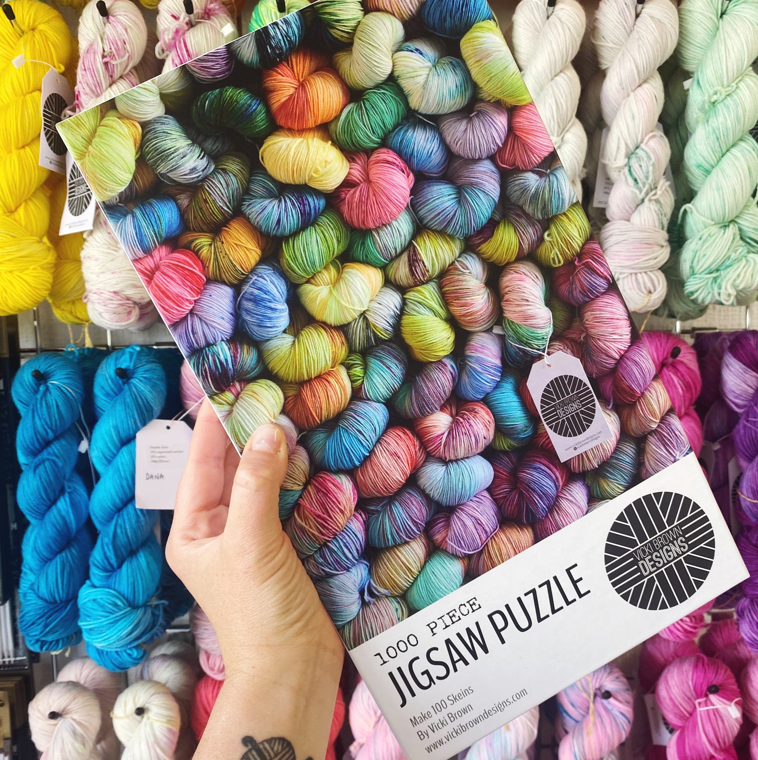 1000 Piece Yarn Jigsaw Puzzle – Vicki Brown Designs