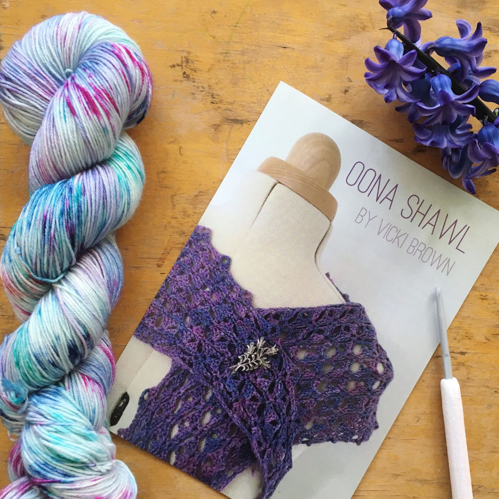 Crochet Pattern - Women's Oona Shawl - PRINT copy – Vicki Brown Designs