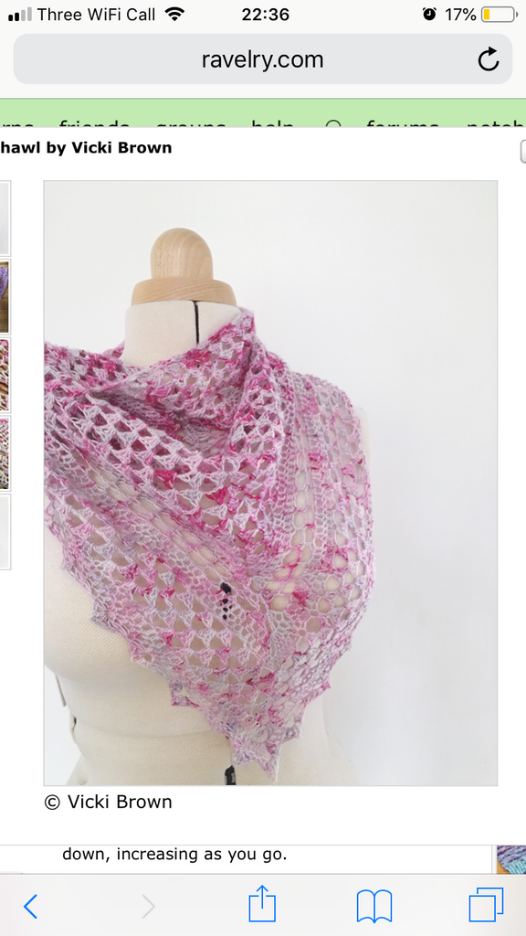 Crochet Pattern - Neona Shawl - PRINT – Vicki Brown Designs